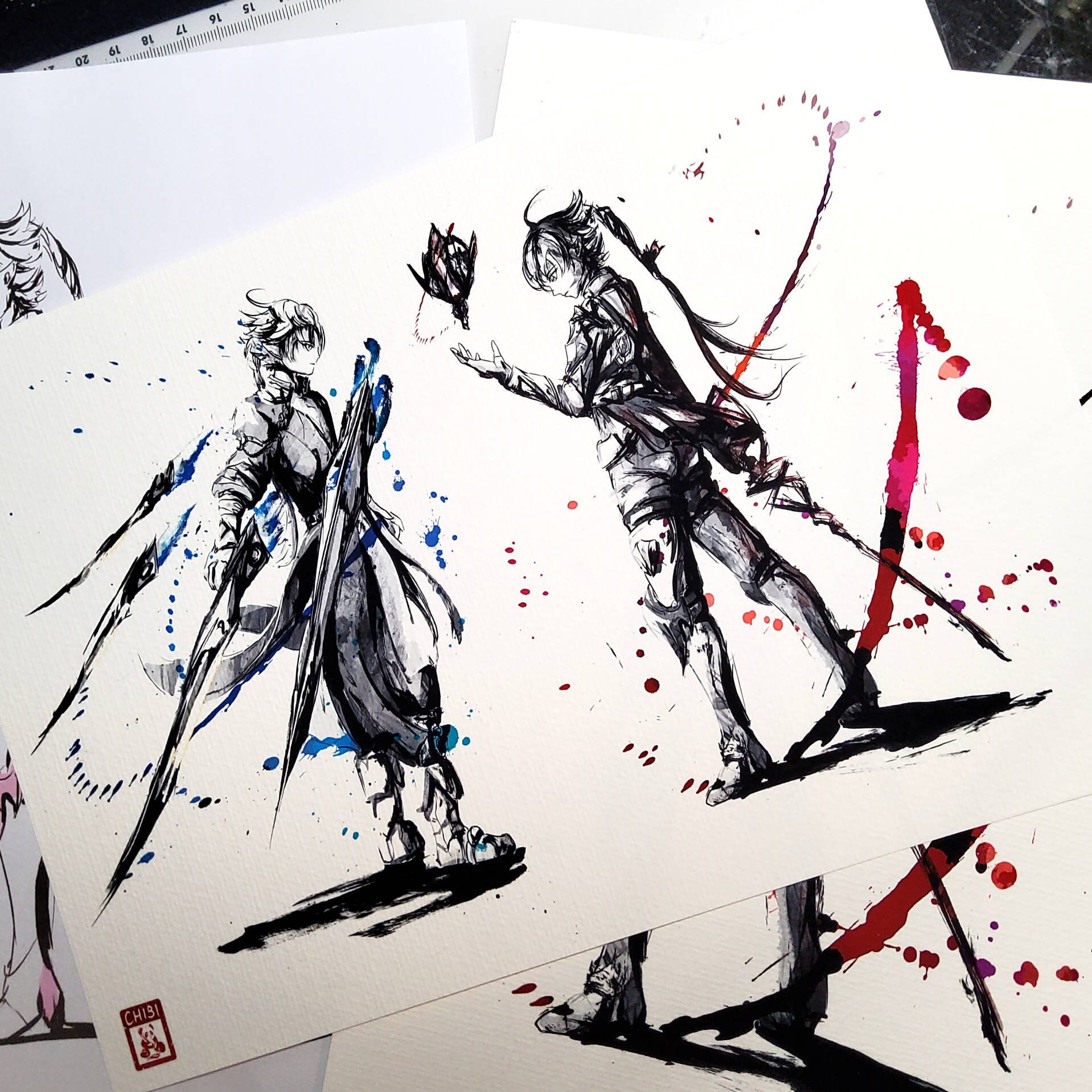 Fan Art Print Final Fantasy XIV Endwalker Alphinaud and - Etsy