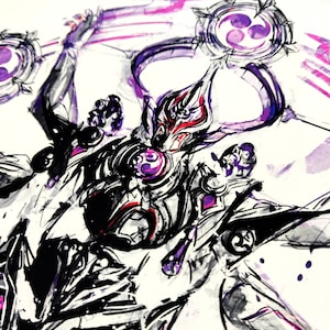 Fanart Print - Scaramouche Shouki No Kami Mecha Boss Genshin Impact ...