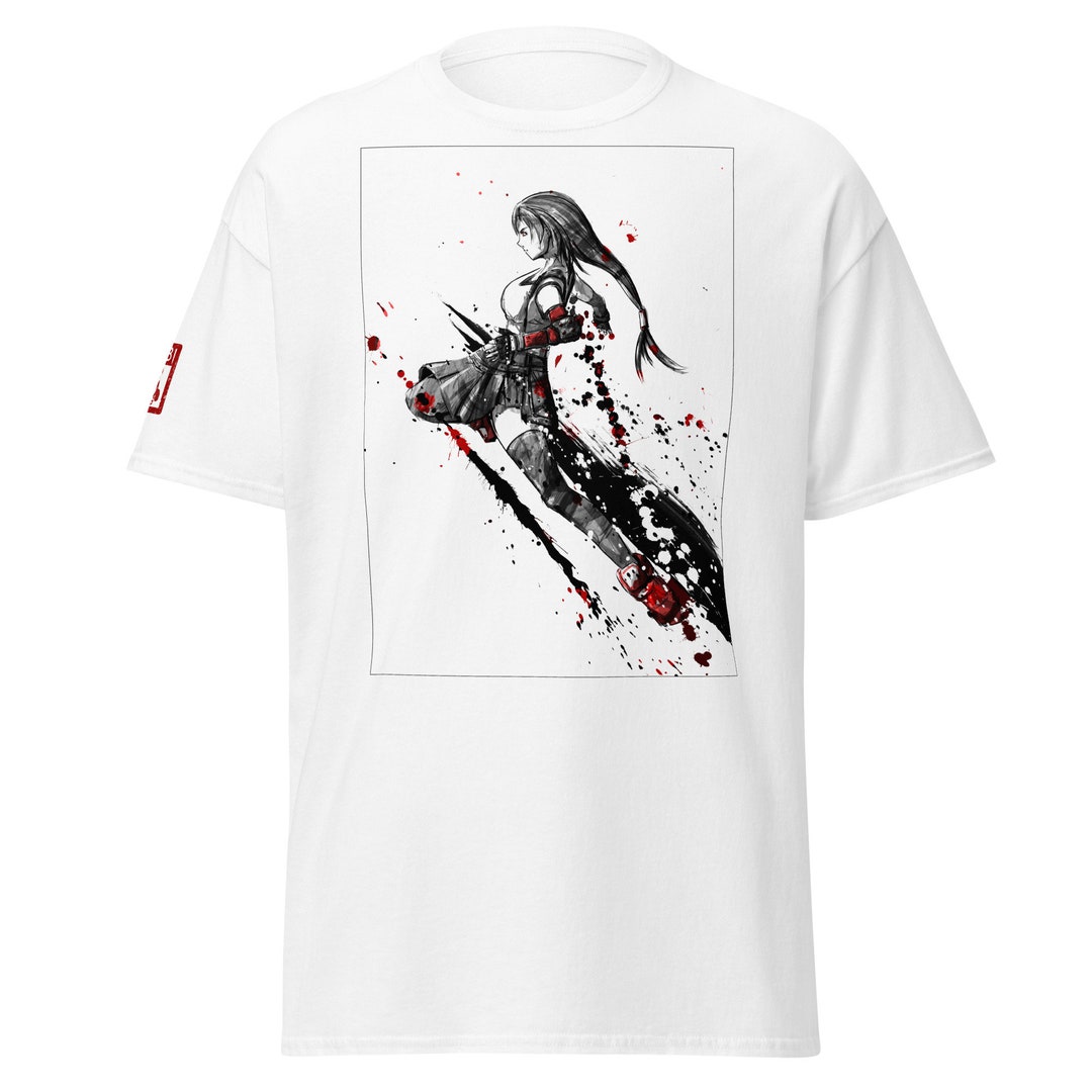 Final Fantasy 7 Tifa Fanart Classic Tee - Etsy