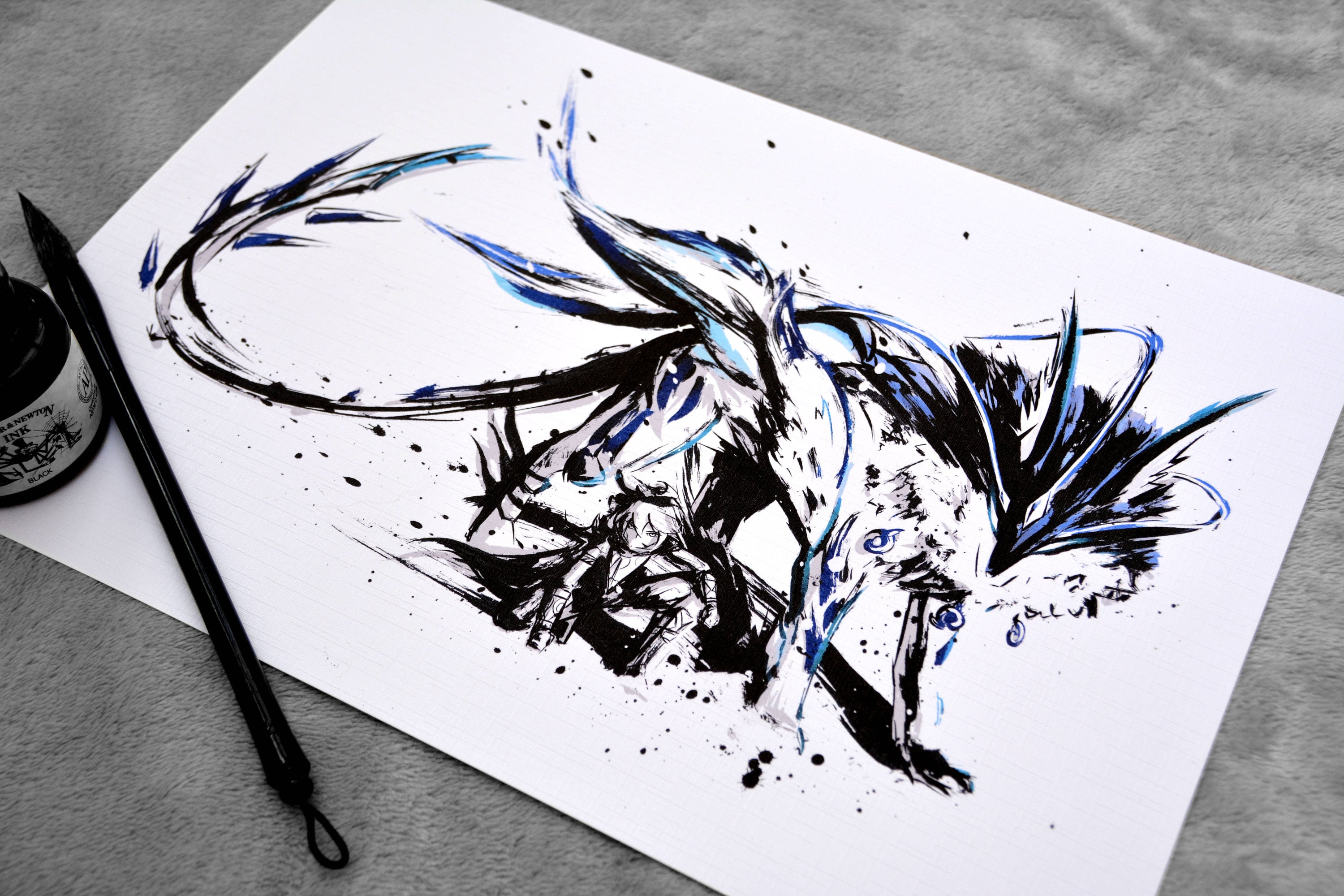 Fanart Print Razor Lupus Boreas Andrius Wolf Genshin Impact - Etsy UK