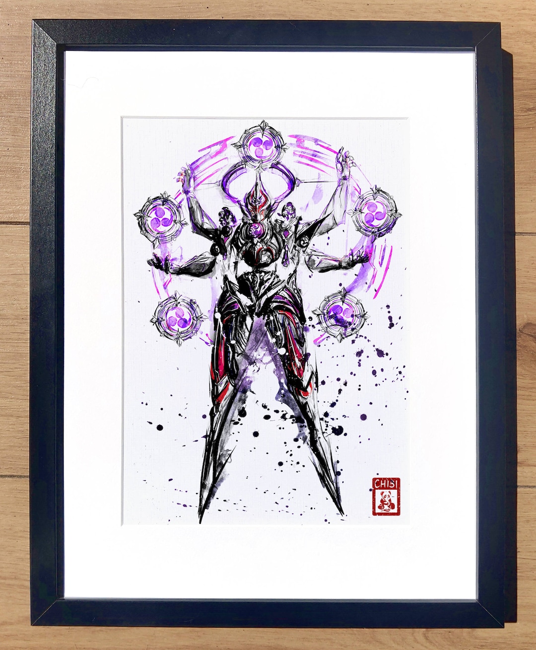 Fanart Print Scaramouche Shouki No Kami Mecha Boss Genshin Impact