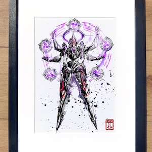 Fanart Print Scaramouche Shouki No Kami Mecha Boss Genshin Impact Print ...
