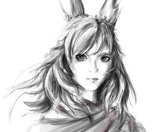 Fan Art Print Final Fantasy XIV Endwalker Thancred | Etsy