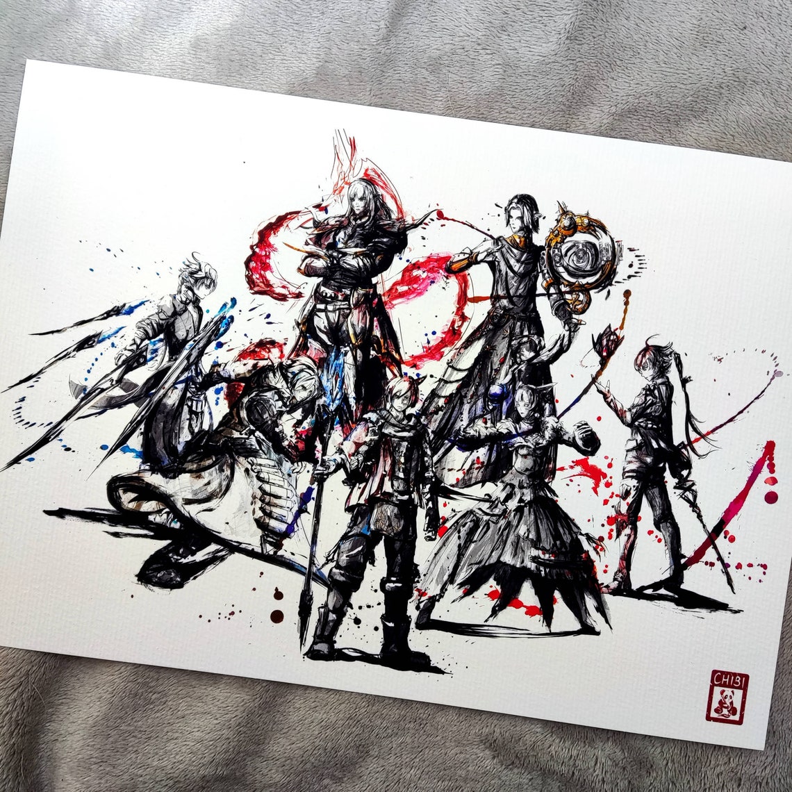 Fanart Print Final Fantasy XIV Scions of the Seventh Dawn - Etsy