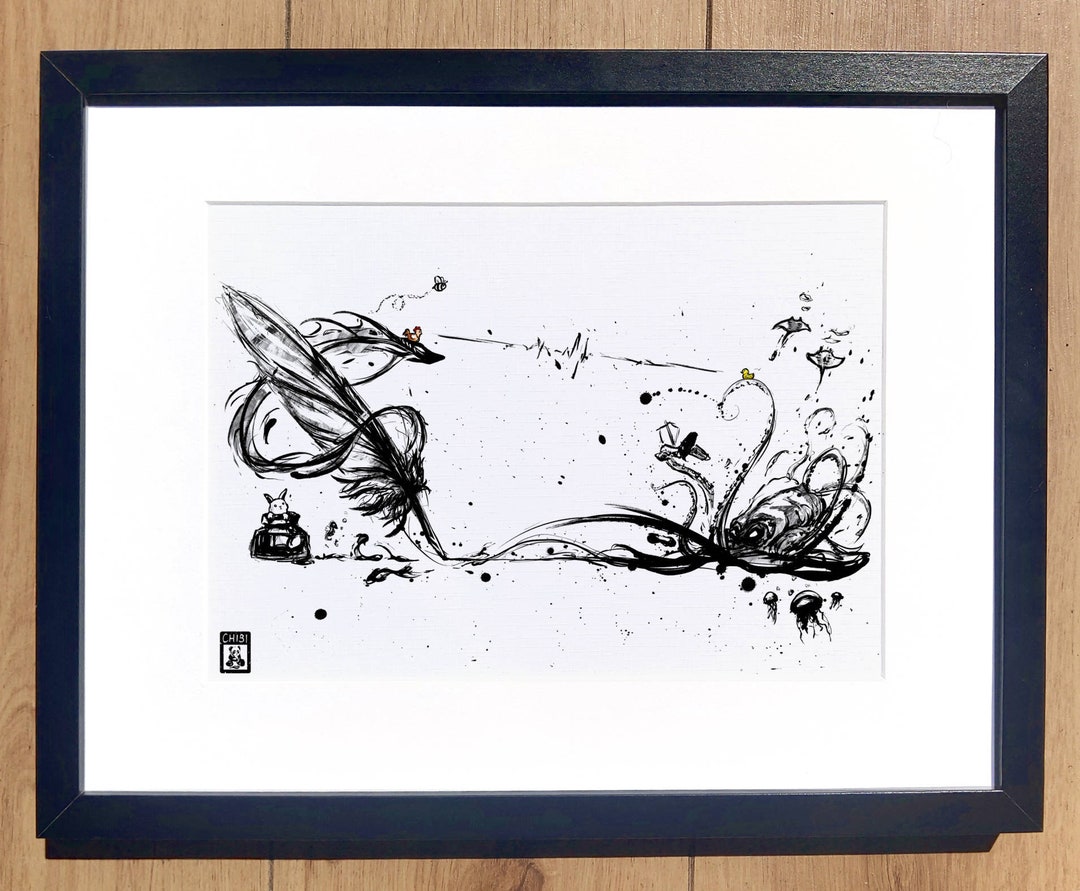 Art Print - Inked Inspiration Kraken Painting - Etsy