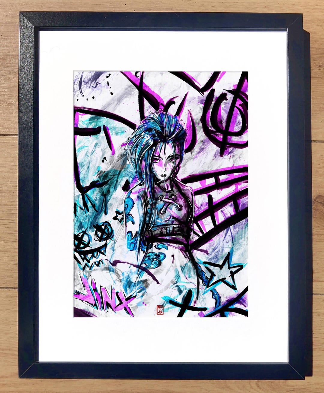 Fanart Print - Arcane Jinx Print - Etsy
