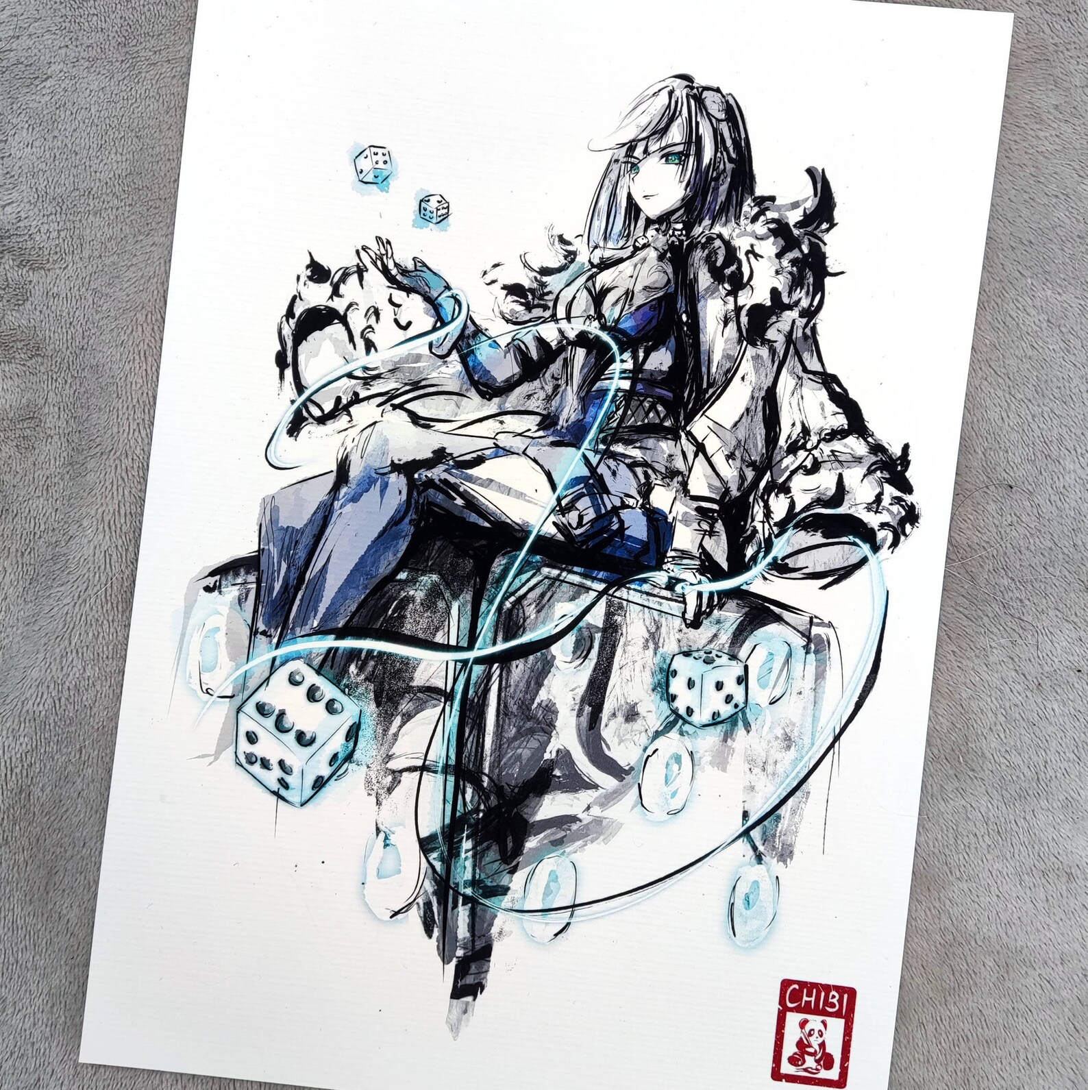 Fanart Print Yelan Genshin Impact Print - Etsy