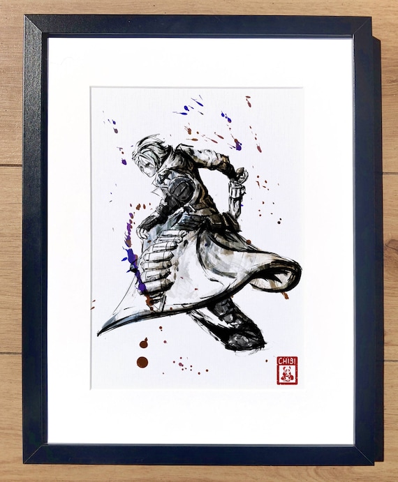 Fan Art Print Final Fantasy XIV Endwalker Thancred | Etsy