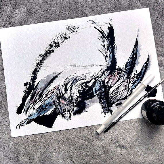 Nargacuga Drawing