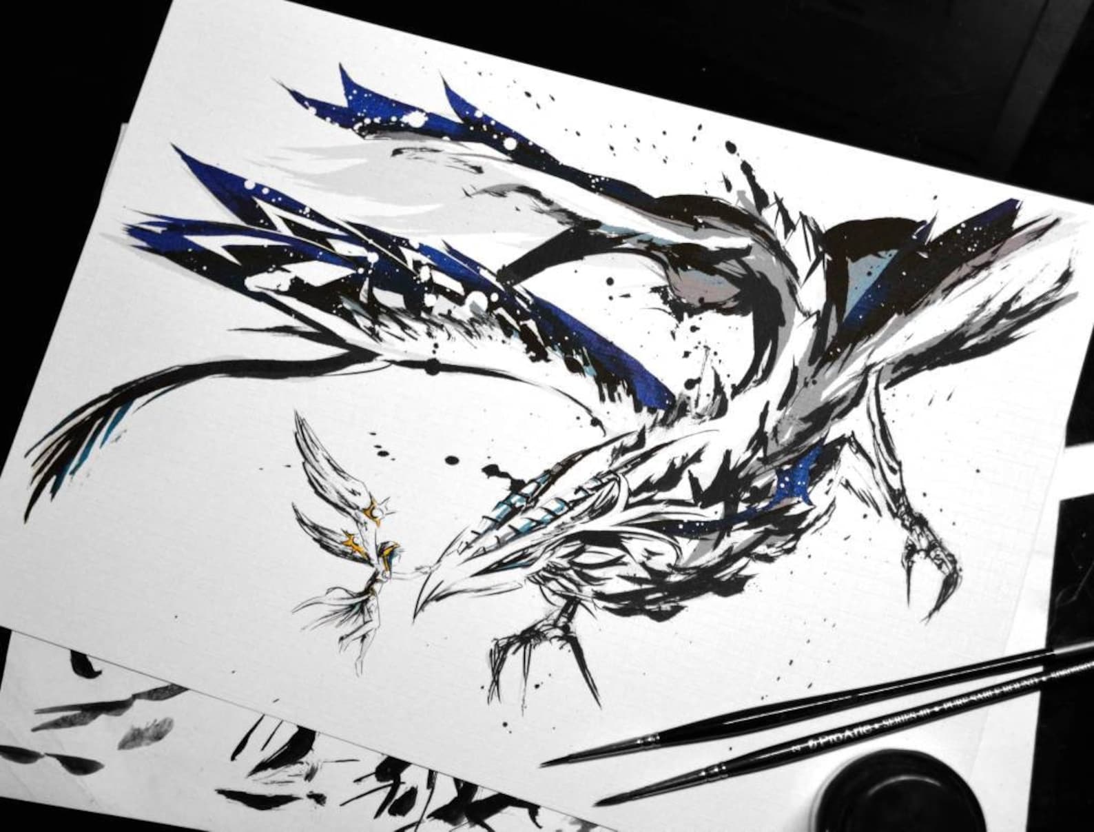 Fanart Print Venti Dvalin Stormbringer Genshin Impact Print | Etsy