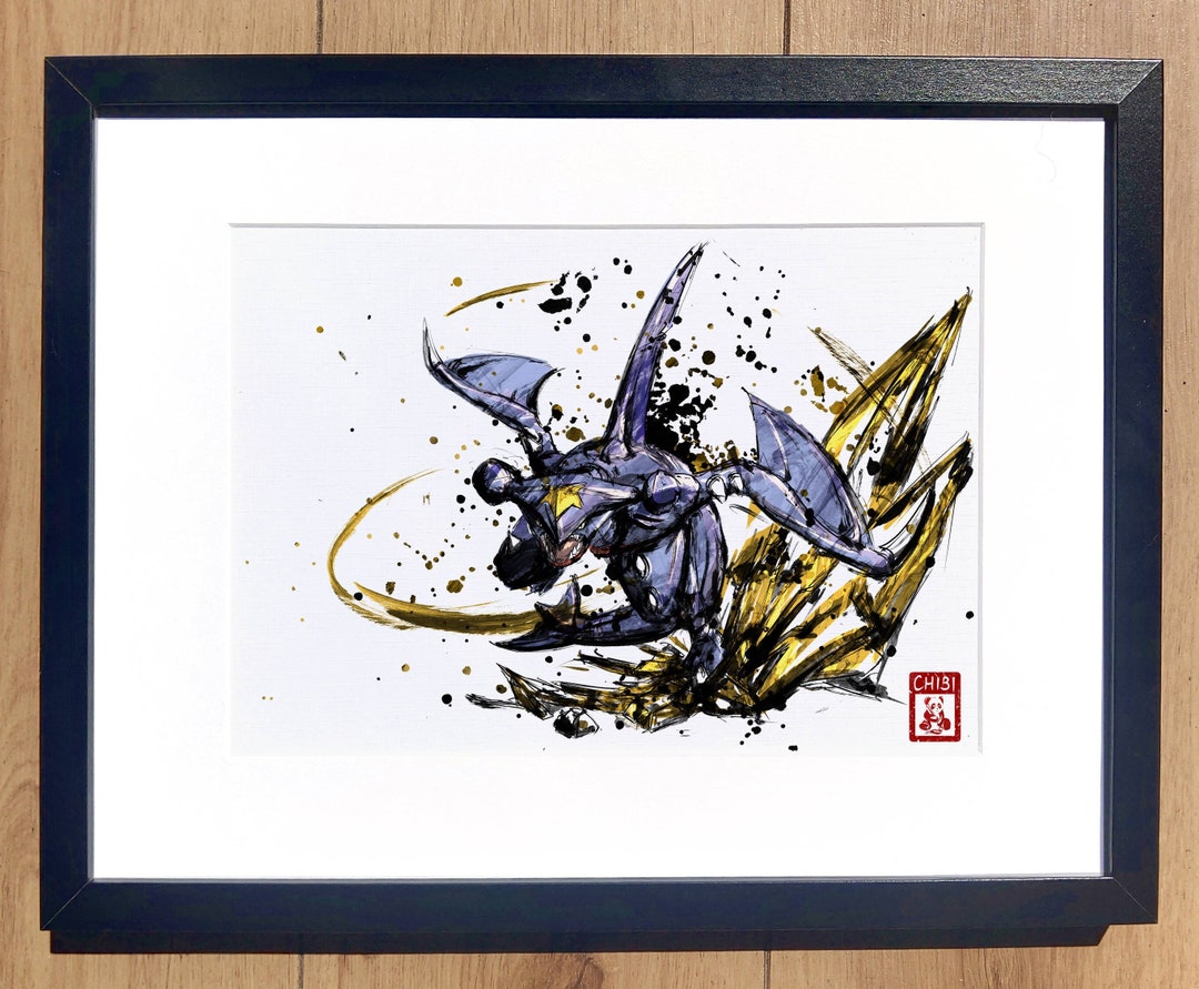 Fanart Print - Garchomp Pokemon Ink Print - Etsy