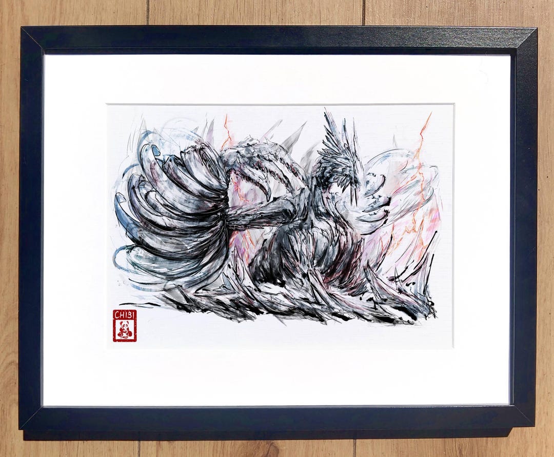 Fanart Print - Monster Hunter Zoh Shia Fan Art - Etsy