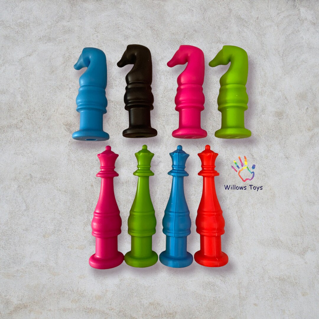 Chewy Pencil Topper Silicone Chess Piece Chew ADHD OCD Autism Sensory ...