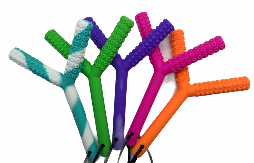 Textured Y Shaped Chewy Adult Chew ASD Chew ADHD Autism Sensory Therapy ...