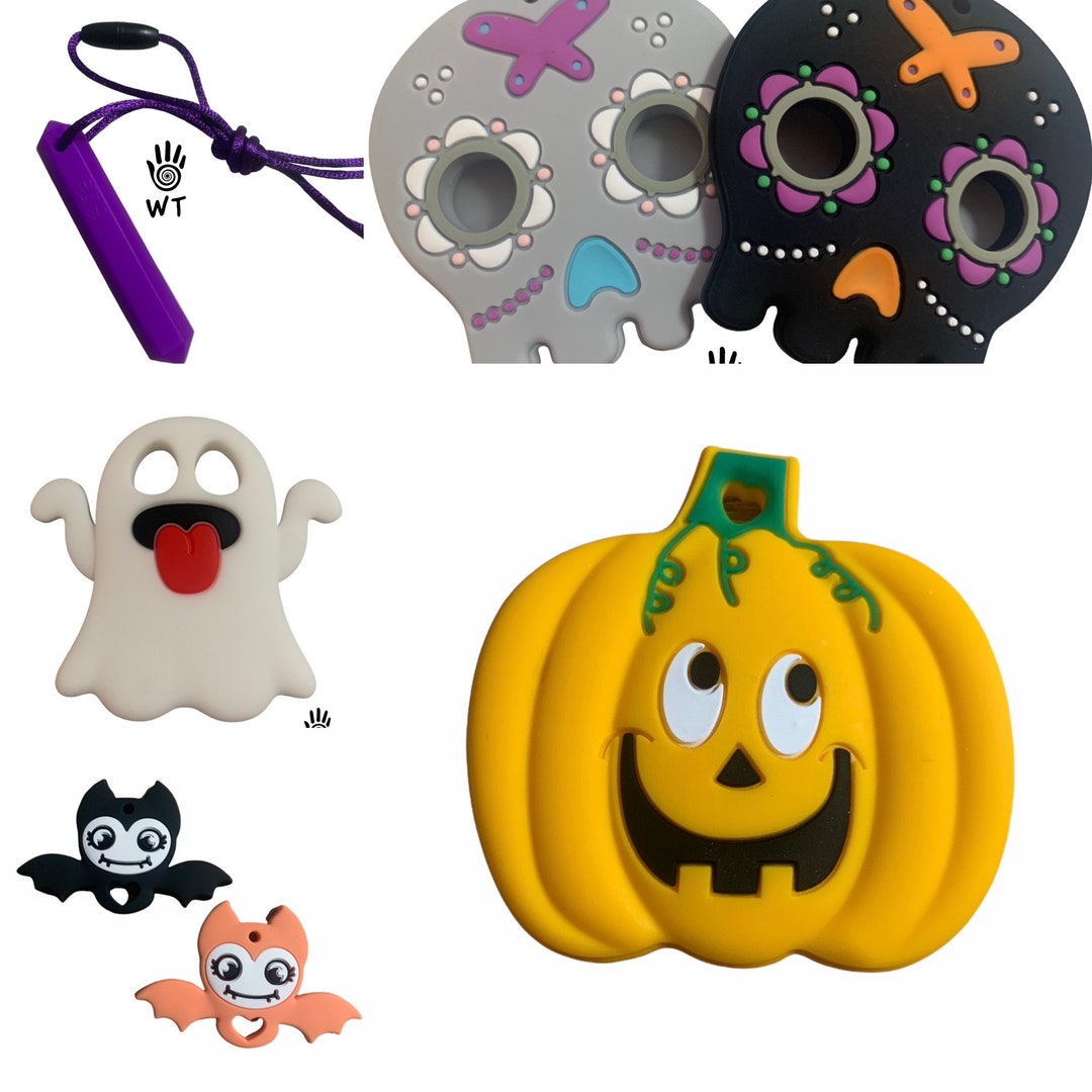 Halloween Spooky Shaped Chewy Adult Chew ASD Chew ADHD Autism Sensory ...