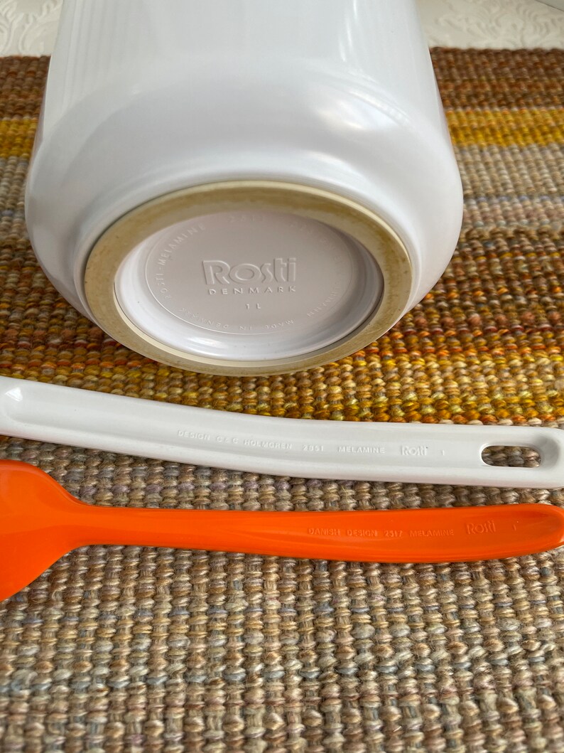 Rosti of Denmark Vintage Melamine 1 Liter Pitcher/ With Rosti - Etsy