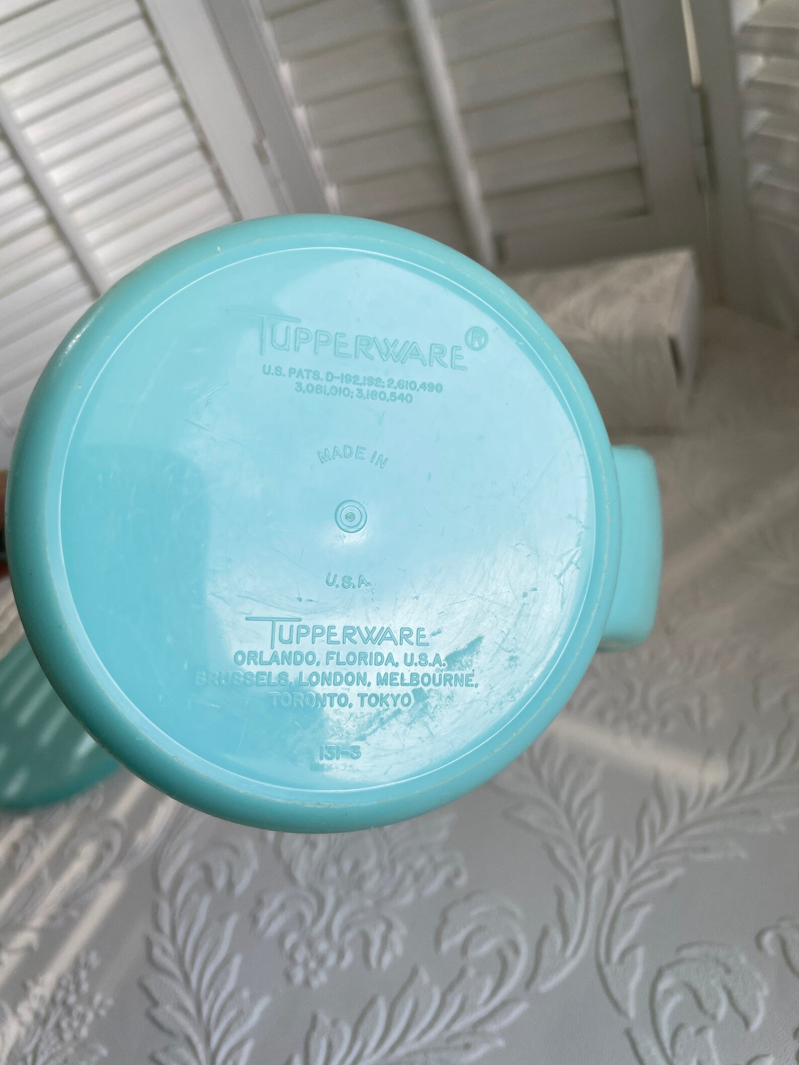 Pastel Tupperware Blue/ Cream/ Milk / Juice Pitcher/ USA - Etsy