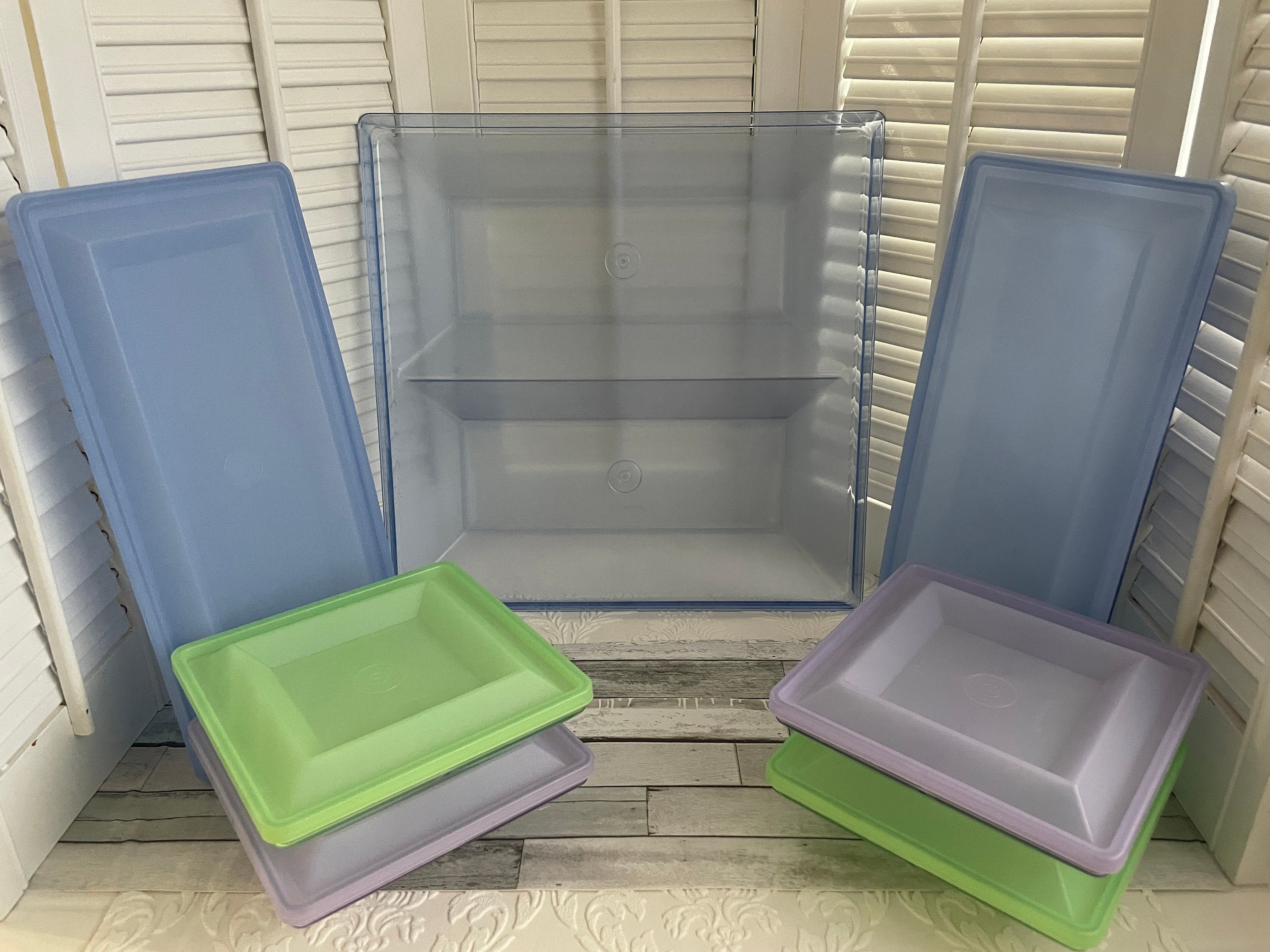 Tupperware Get Togethers Set of 6 Containers/ With One Tray/ Pastel ...