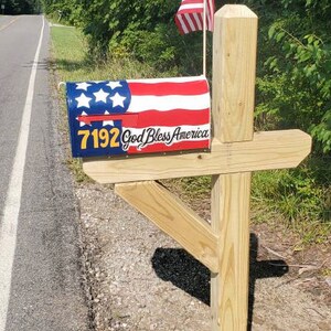 MAILBOX American Flag *custom Painted* Patriotic Design - Etsy