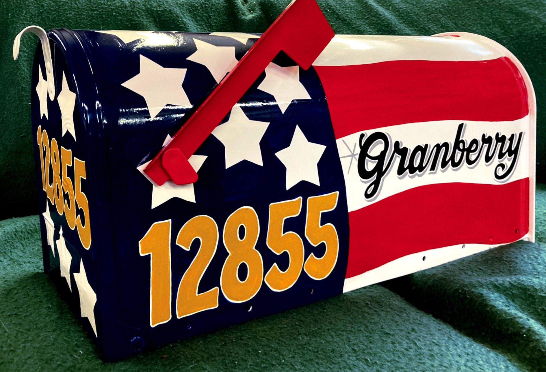 MAILBOX American Flag *custom Painted* Patriotic Design - Etsy