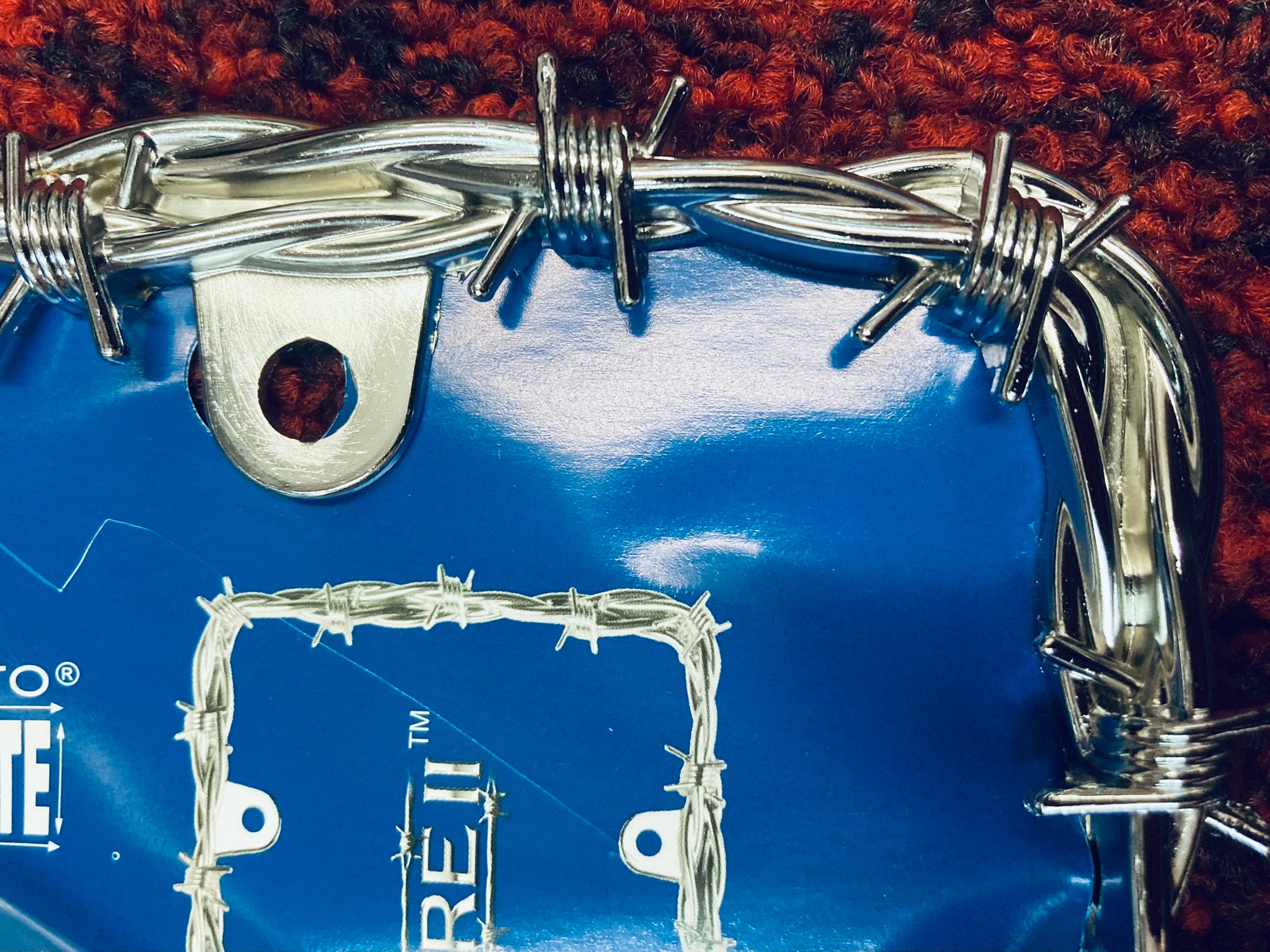 Stainless Steel BARBED WIRE Bob Wire License Plate FRAME Silver - Etsy