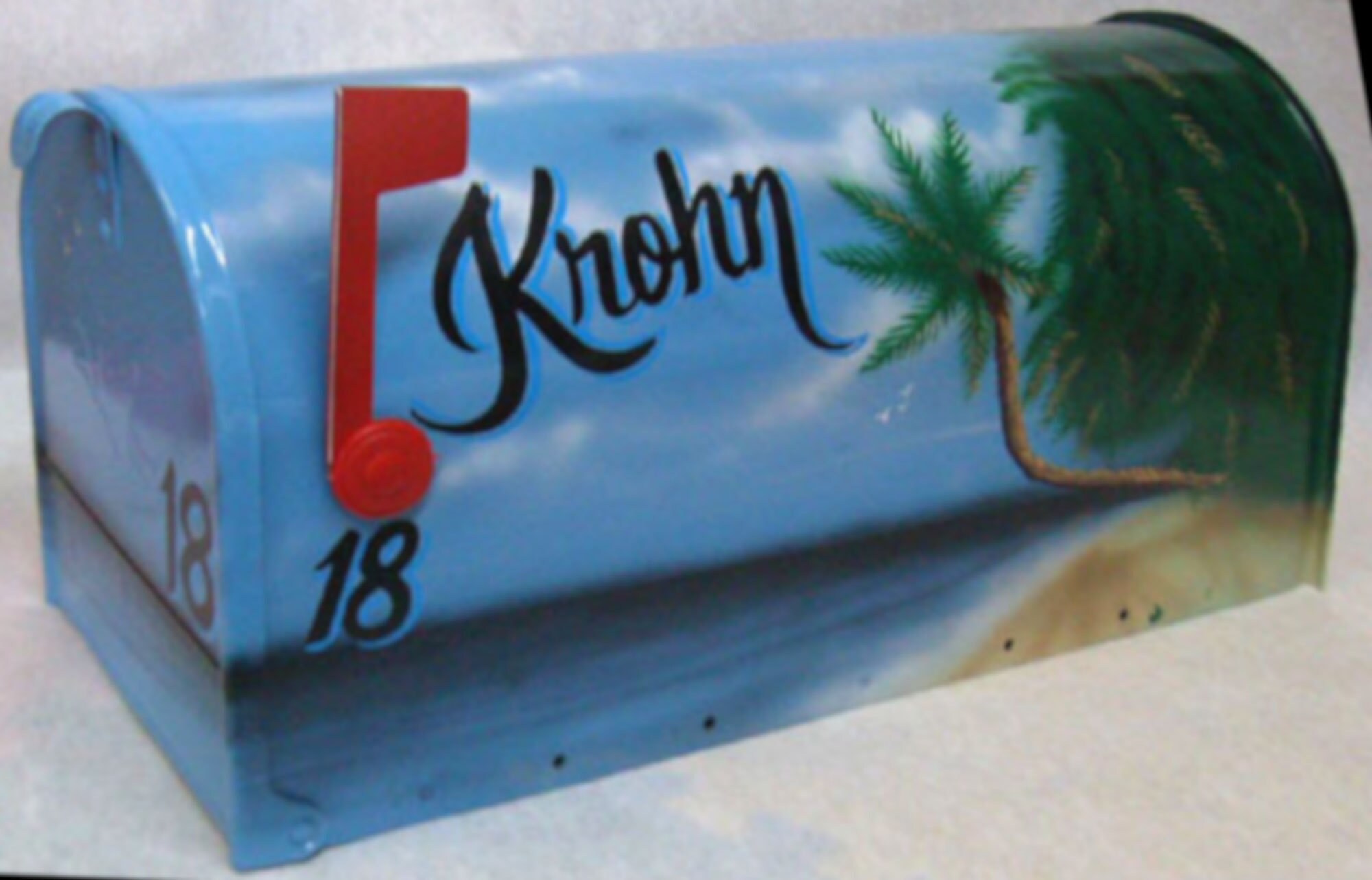 BEACH Mailbox *custom Painted* Design- Rural Style - Etsy