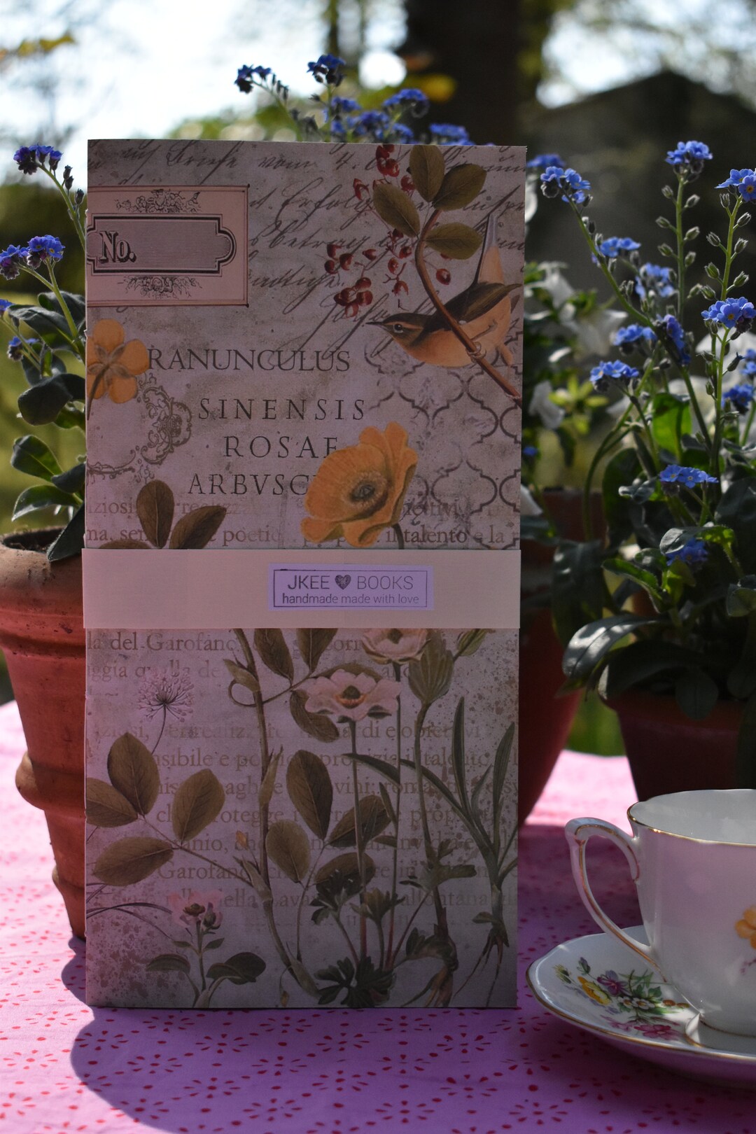 Handbound Botanical Diaries Note Writing Book Gift Books Scrapbook ...