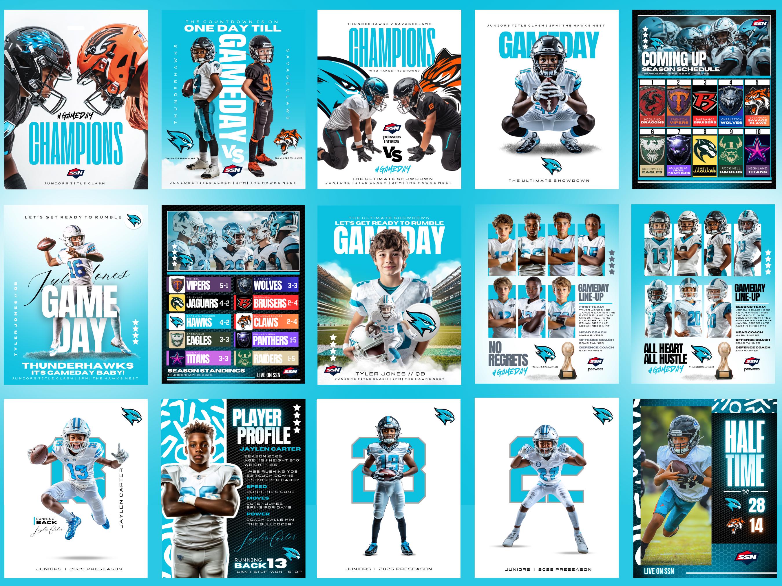 Gameday Graphics - Customizable Canva Templates for Sports Teams ...