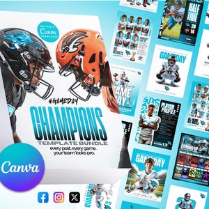 Gameday Graphics - Customizable Canva Templates for Sports Teams ...