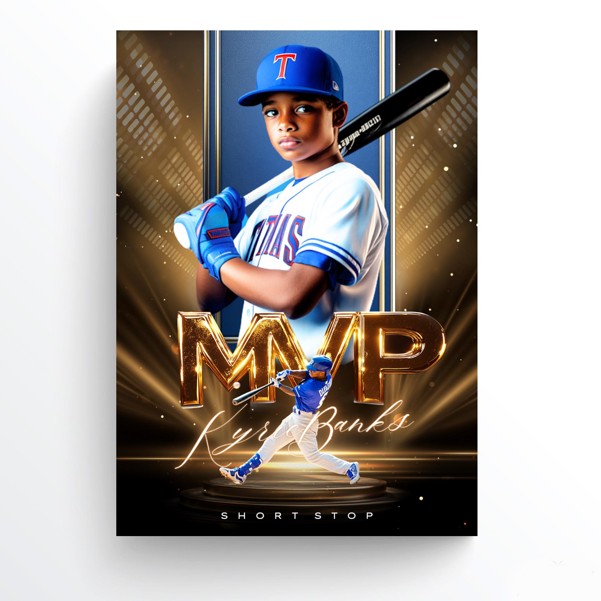 Custom Trading Card PSD Template Editable Kids Sports Card Design ...