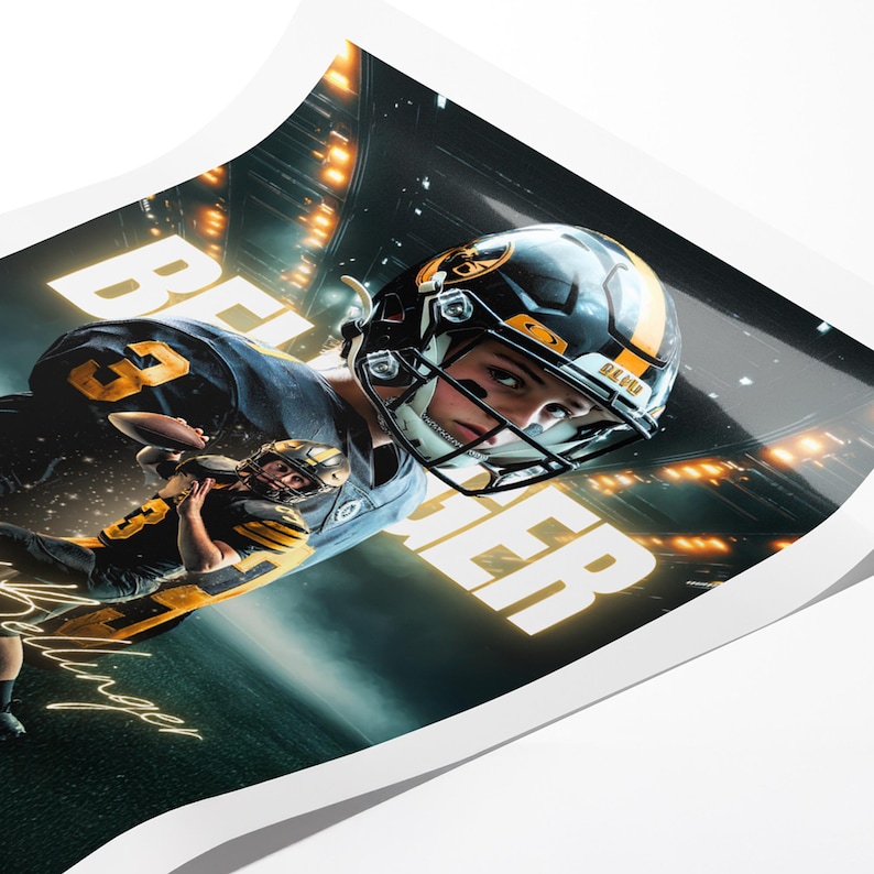 Custom Sports Poster Template for Kids | Canva & Photoshop | Youth ...