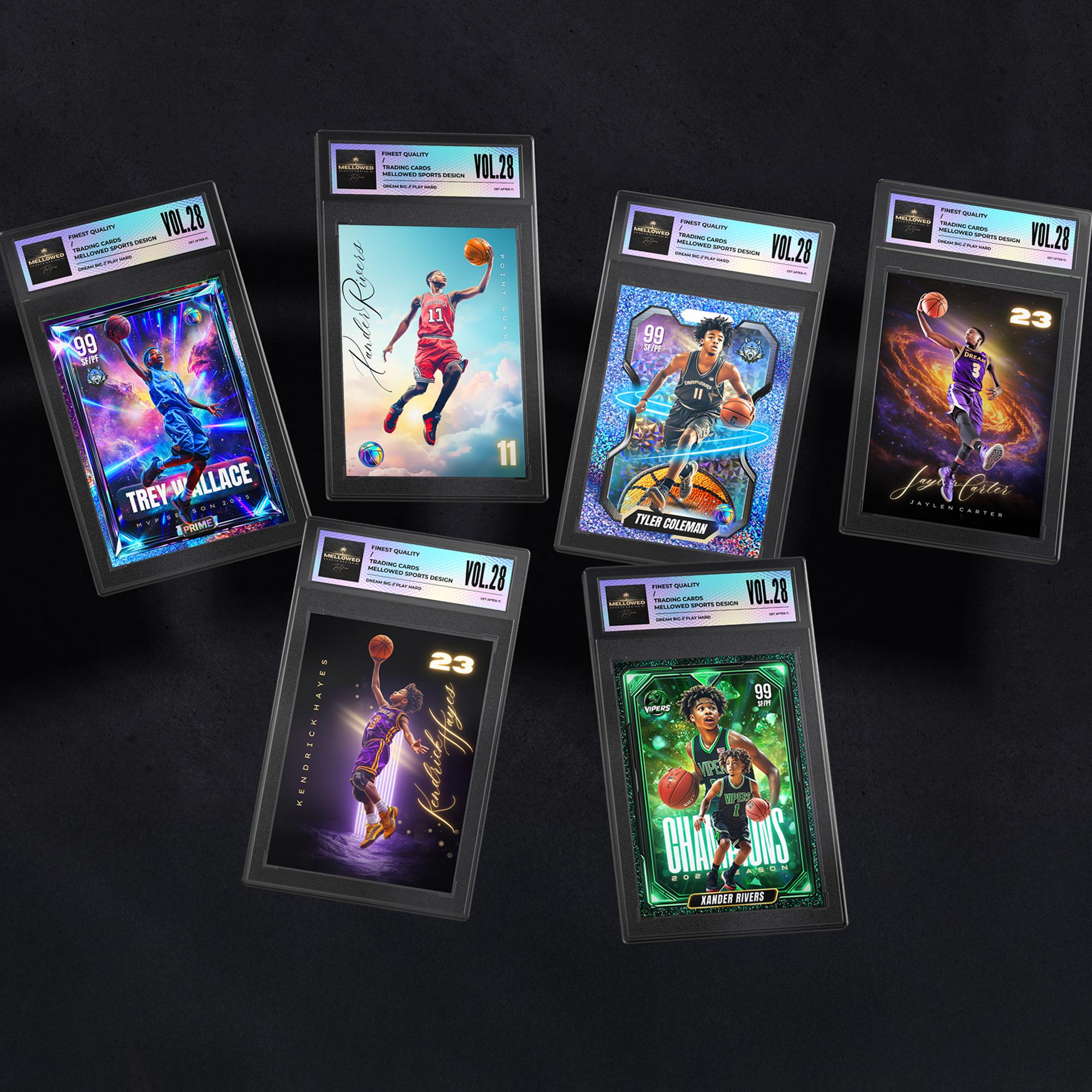 Custom Basketball Cards Basketball Trading Cards Canva Template Sport ...