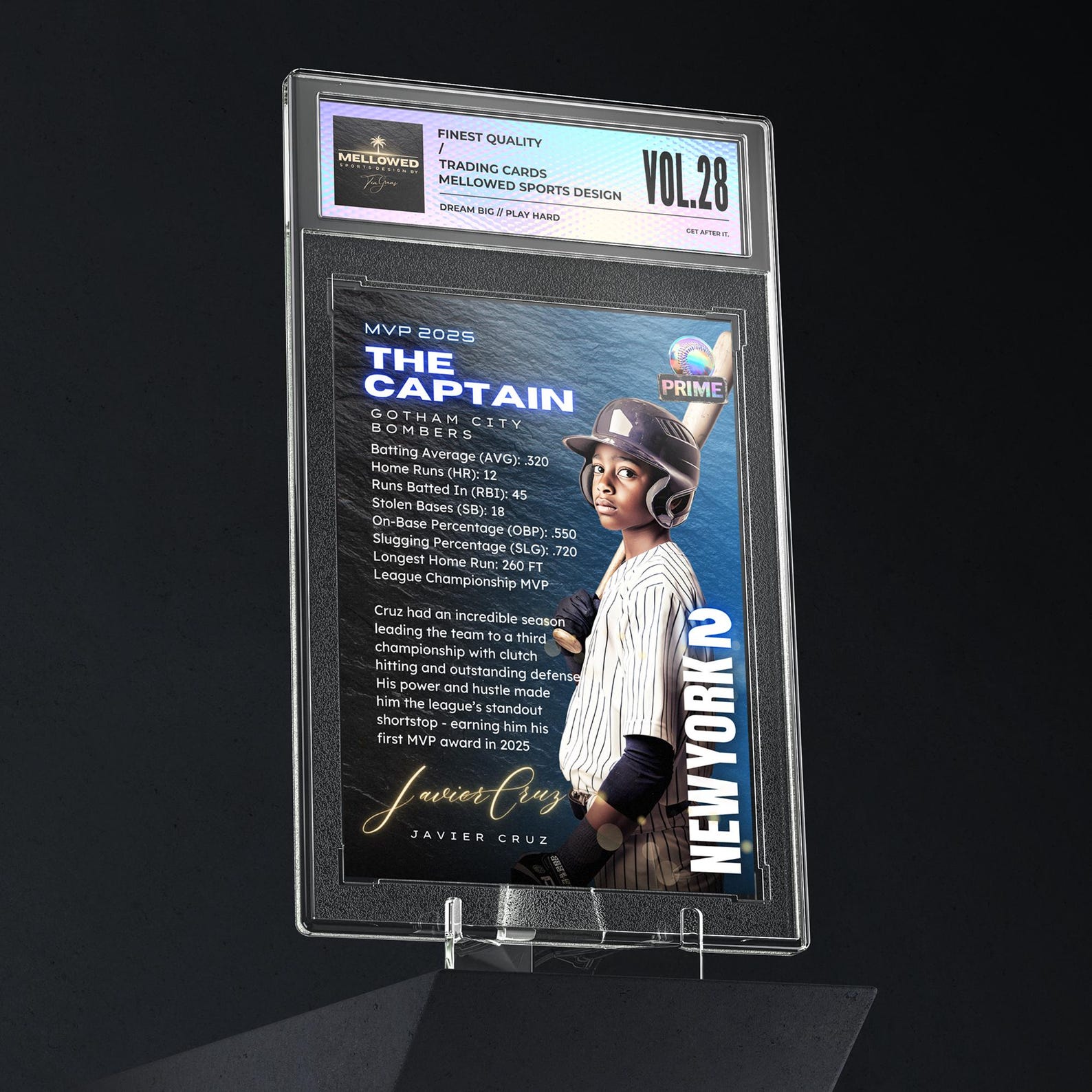 Custom Trading Cards Canva Template Custom Sport Cards Kids Sport Card ...