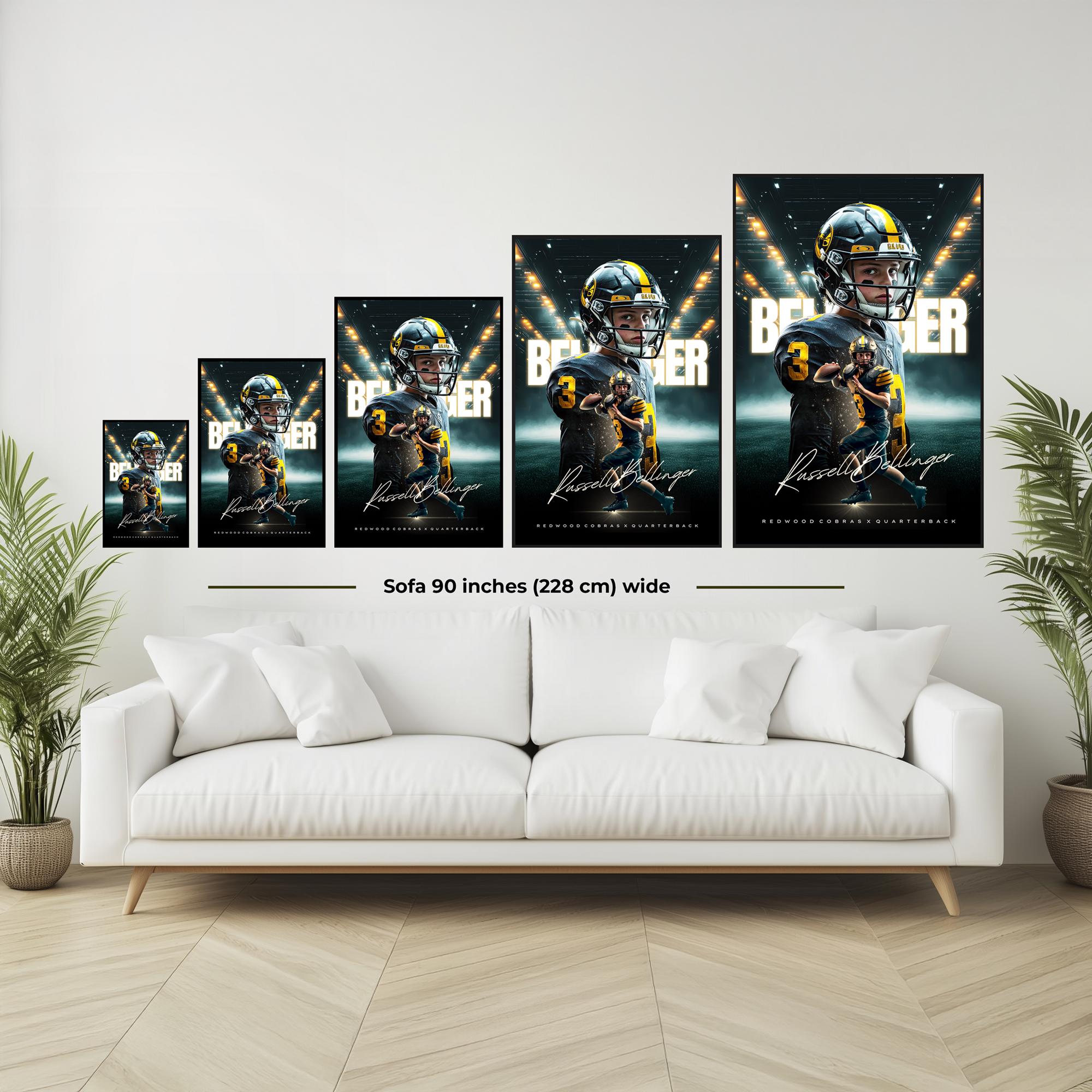 Custom Sports Poster Template for Kids | Canva & Photoshop | Youth ...