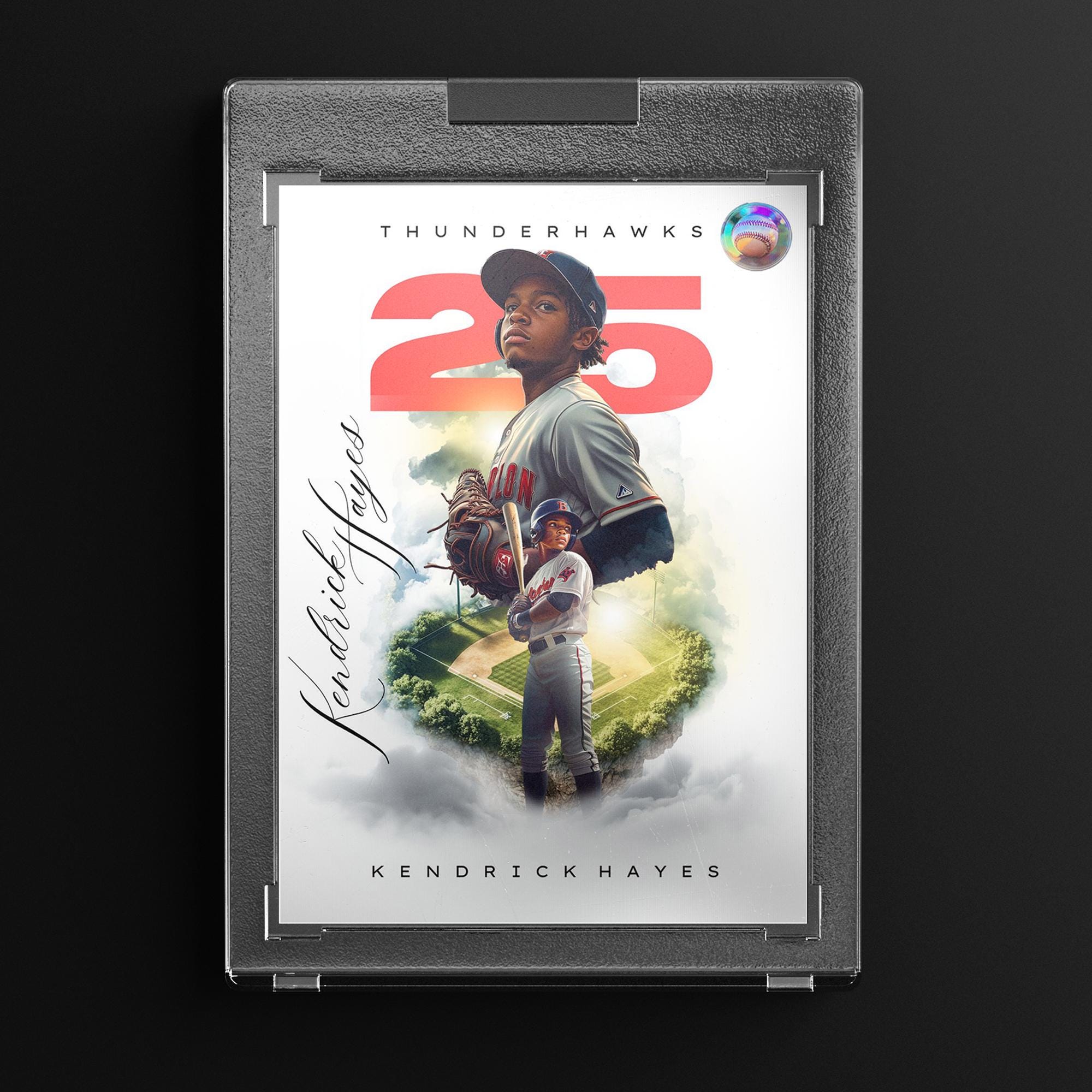 Custom Baseball Trading Cards Canva Template Personalized Player Cards ...