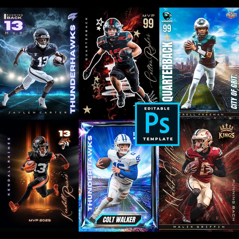 Trading Card Template - Etsy