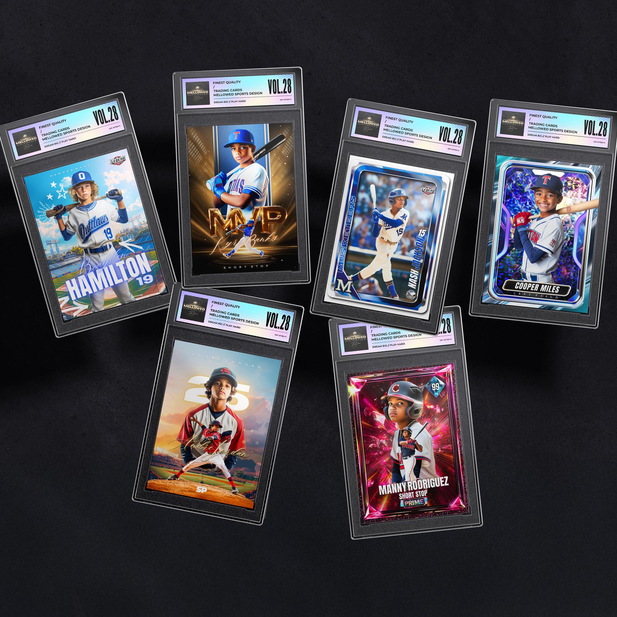 Custom Trading Cards Canva Template Bundle Custom Sport Cards Kids ...
