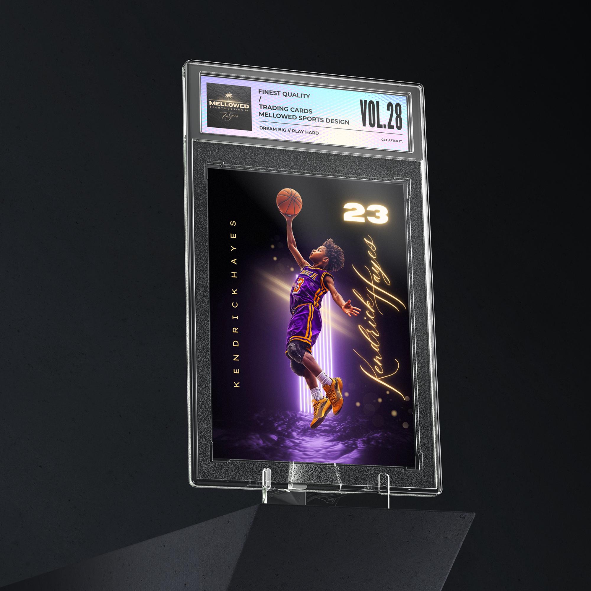 Basketball Cards Bundle Basketball Trading Cards Canva Template Sport ...
