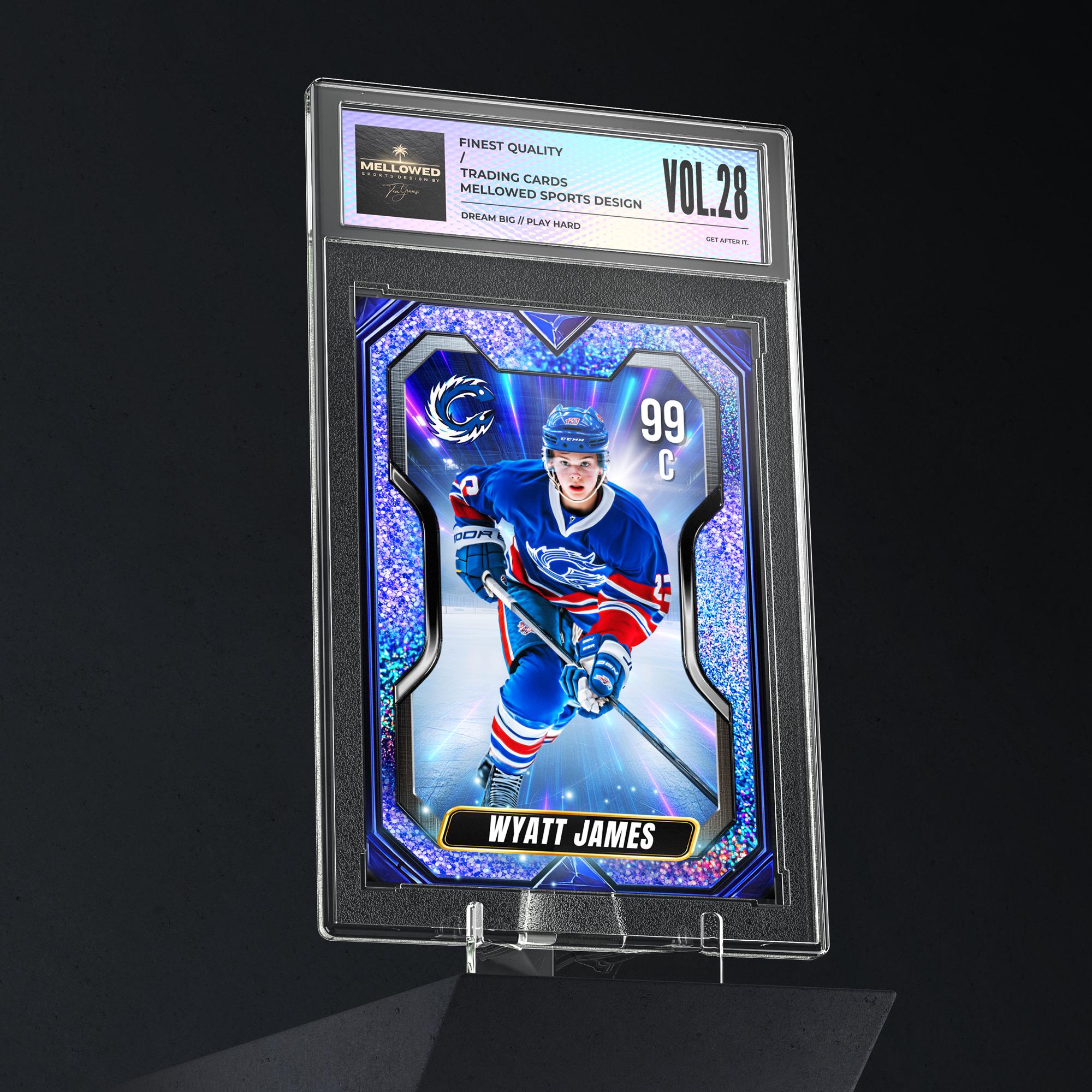 Custom Hockey Card Template Editable Sports Card Custom Trading Cards ...