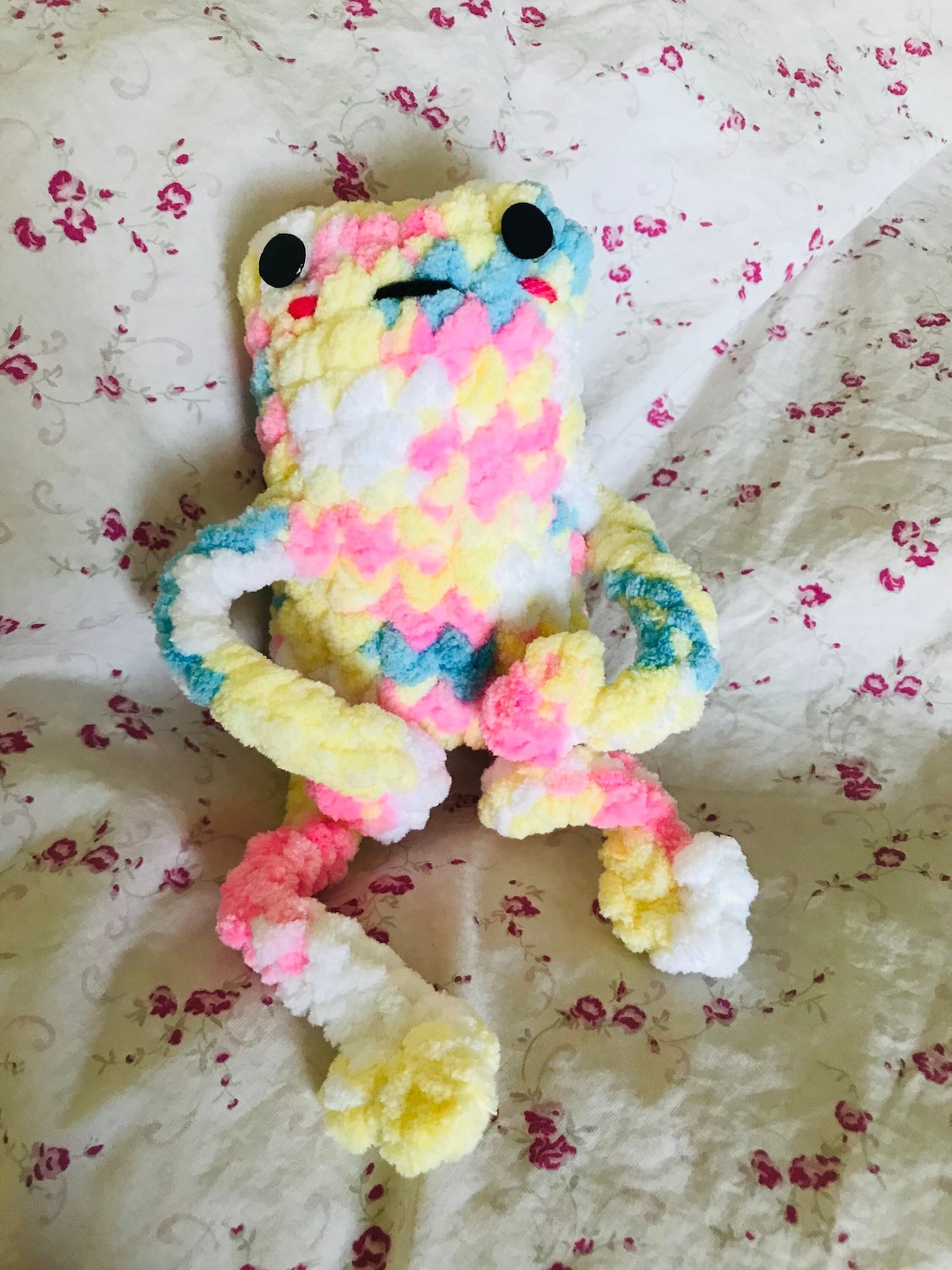 Crochet Long Leg Frog - Etsy