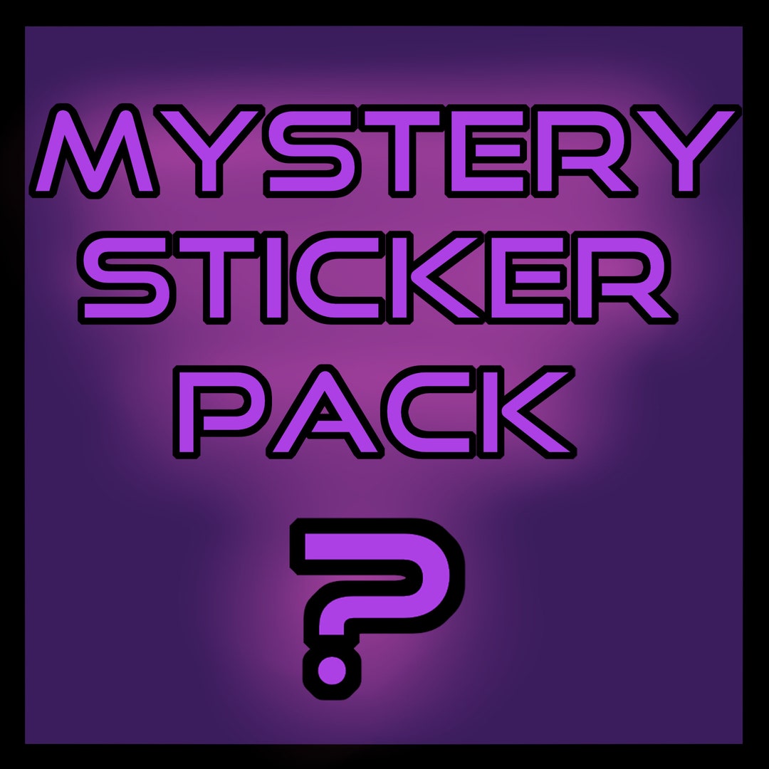 Mystery Sticker Pack - Etsy