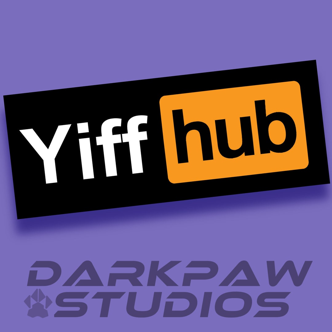 Yiff Hub Sticker - Etsy