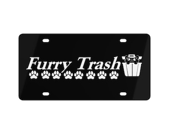 License Plate Furry - Etsy