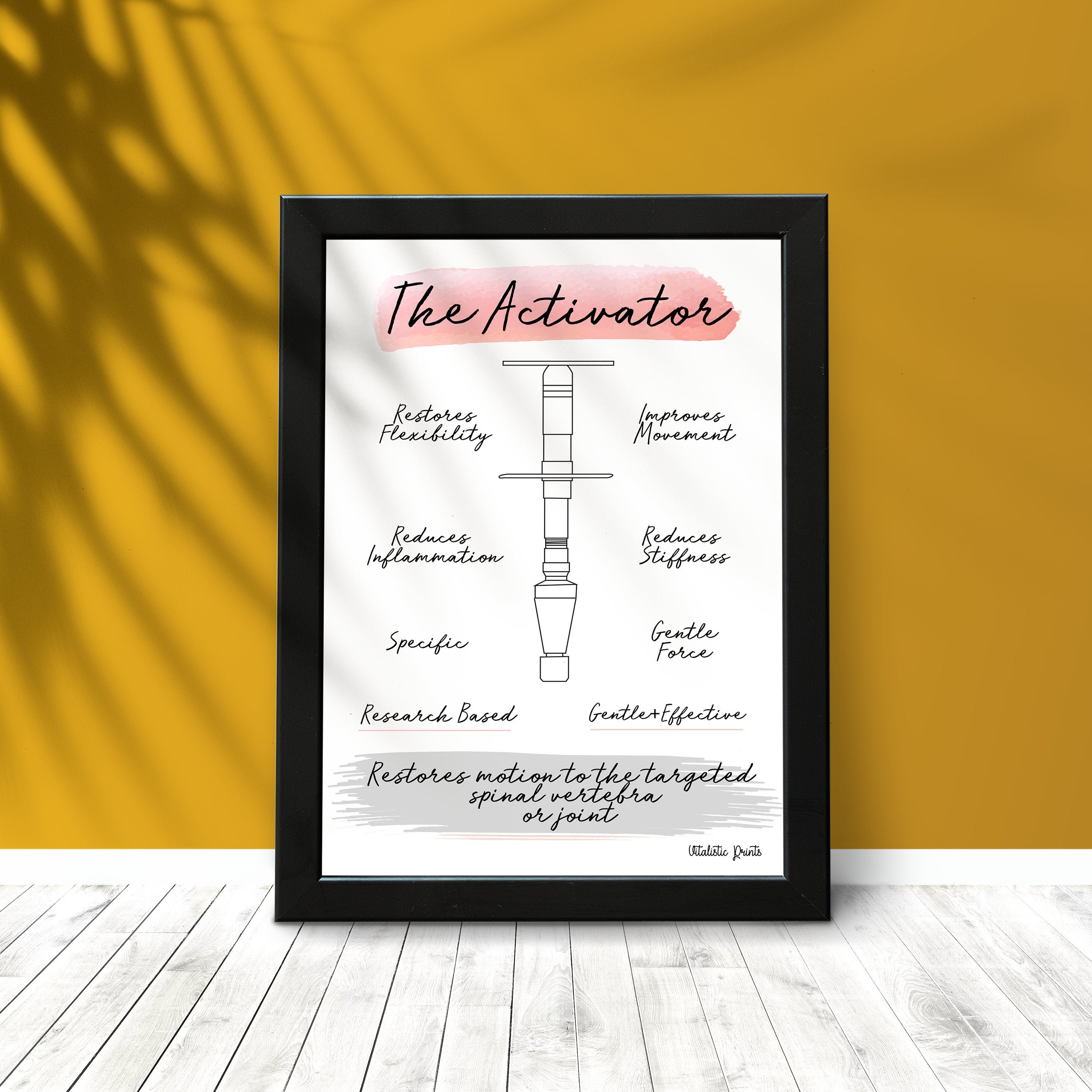 The Activator // Chiropractic // Subluxation Complex // | Etsy