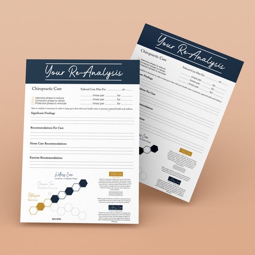 Chiropractic Report of Findings // Chiropractic // Subluxation - Etsy