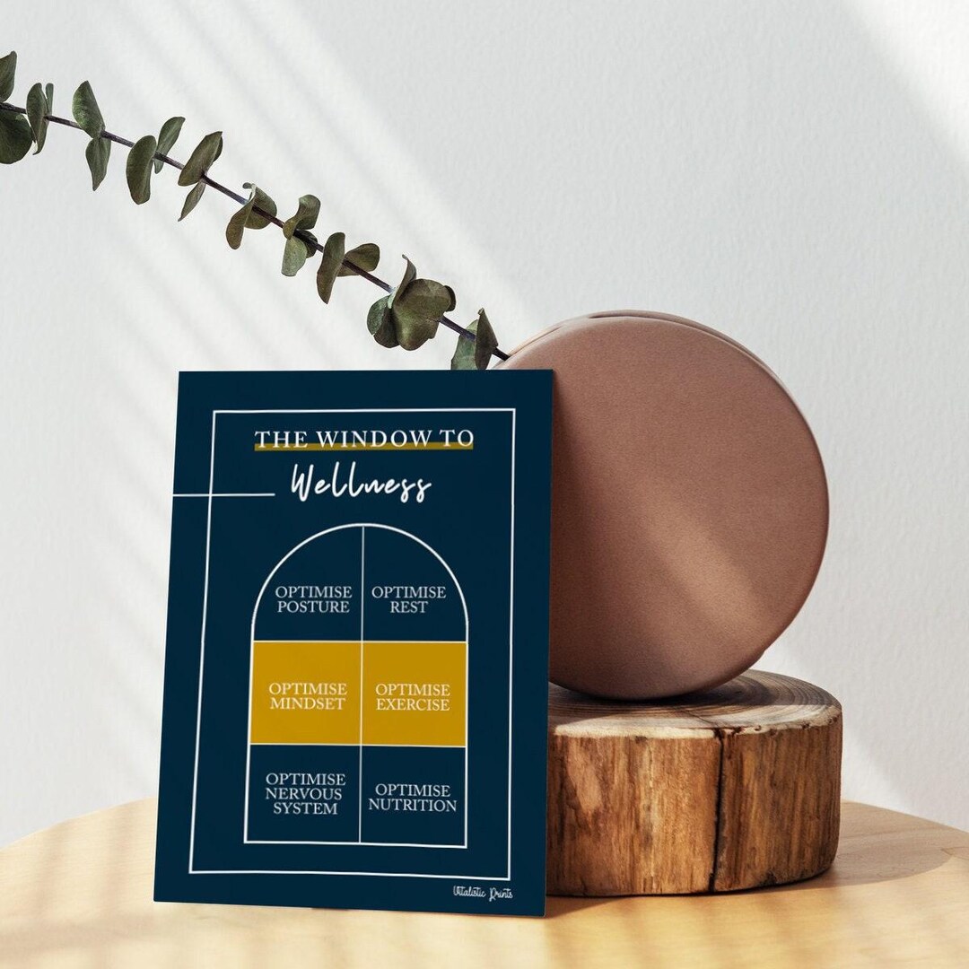 Wellness Print // the Window to Wellness Print // Chiropractic Print ...
