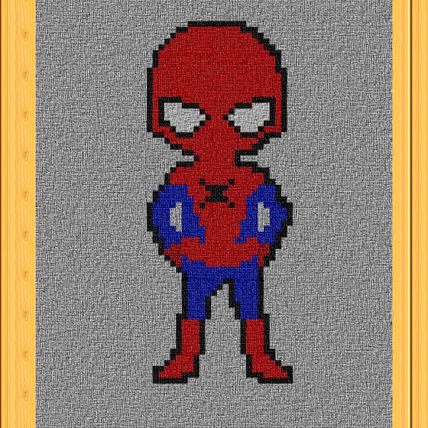 Spiderman Blanket Crochet Pattern - Etsy