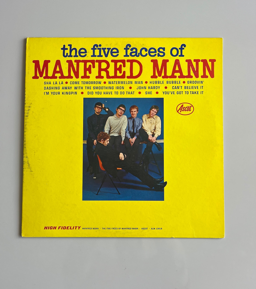 The Five Faces of Manfred Mann - Etsy