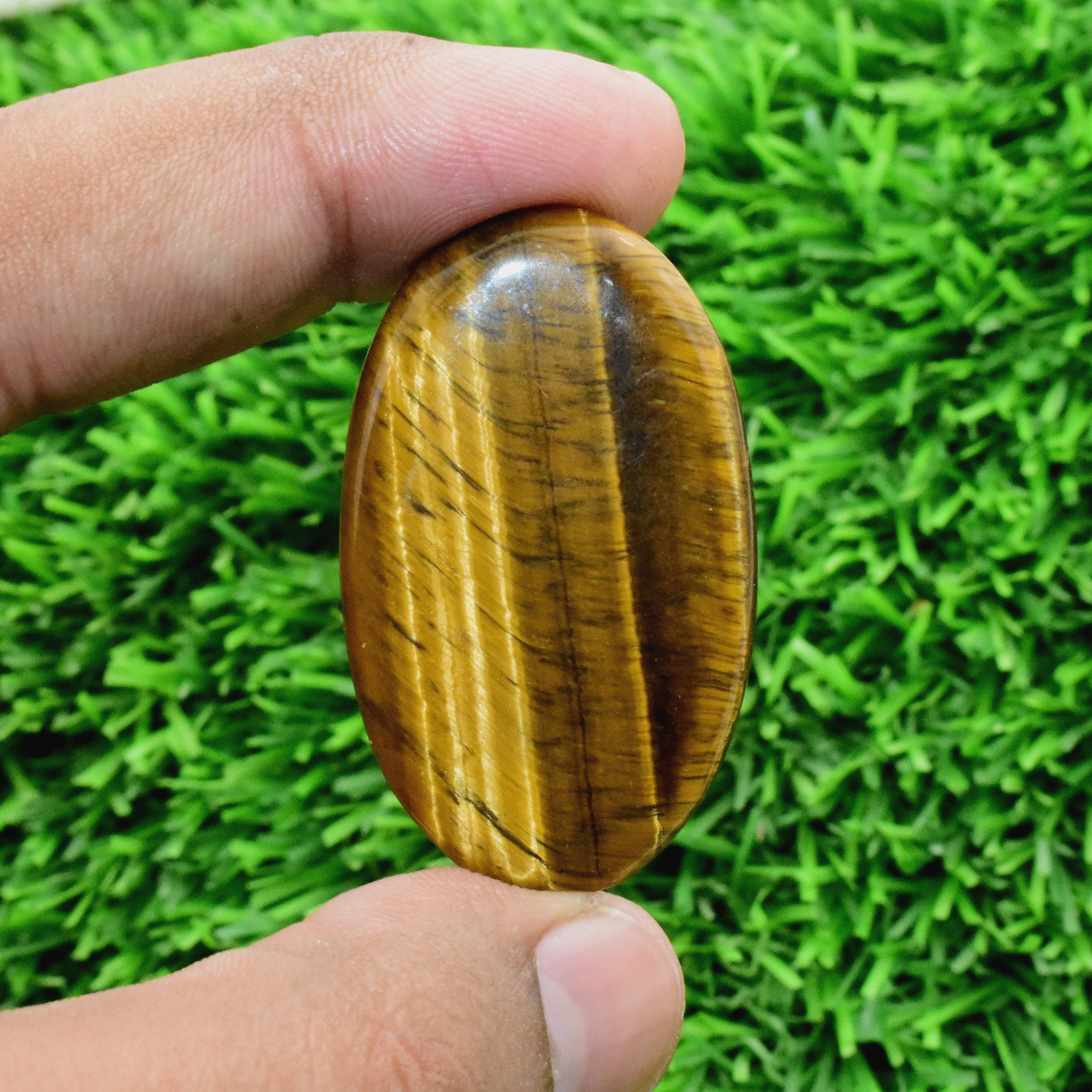 49.5 Cts Natural Yellow Tiger Eye Natural Tiger Eye Cabochon | Etsy