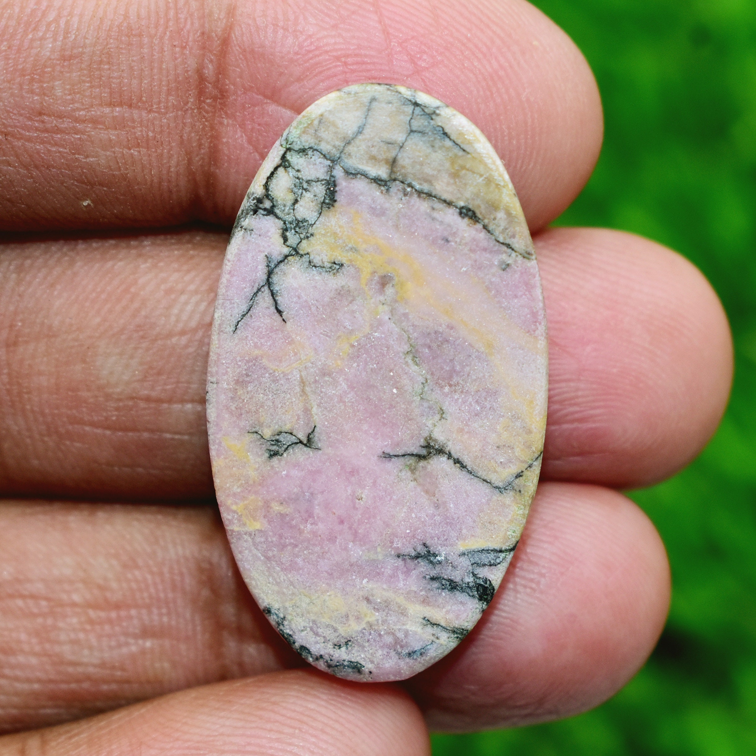 40 Cts Natural Pink Rhodonite Gemstone Pink Rhodonite | Etsy